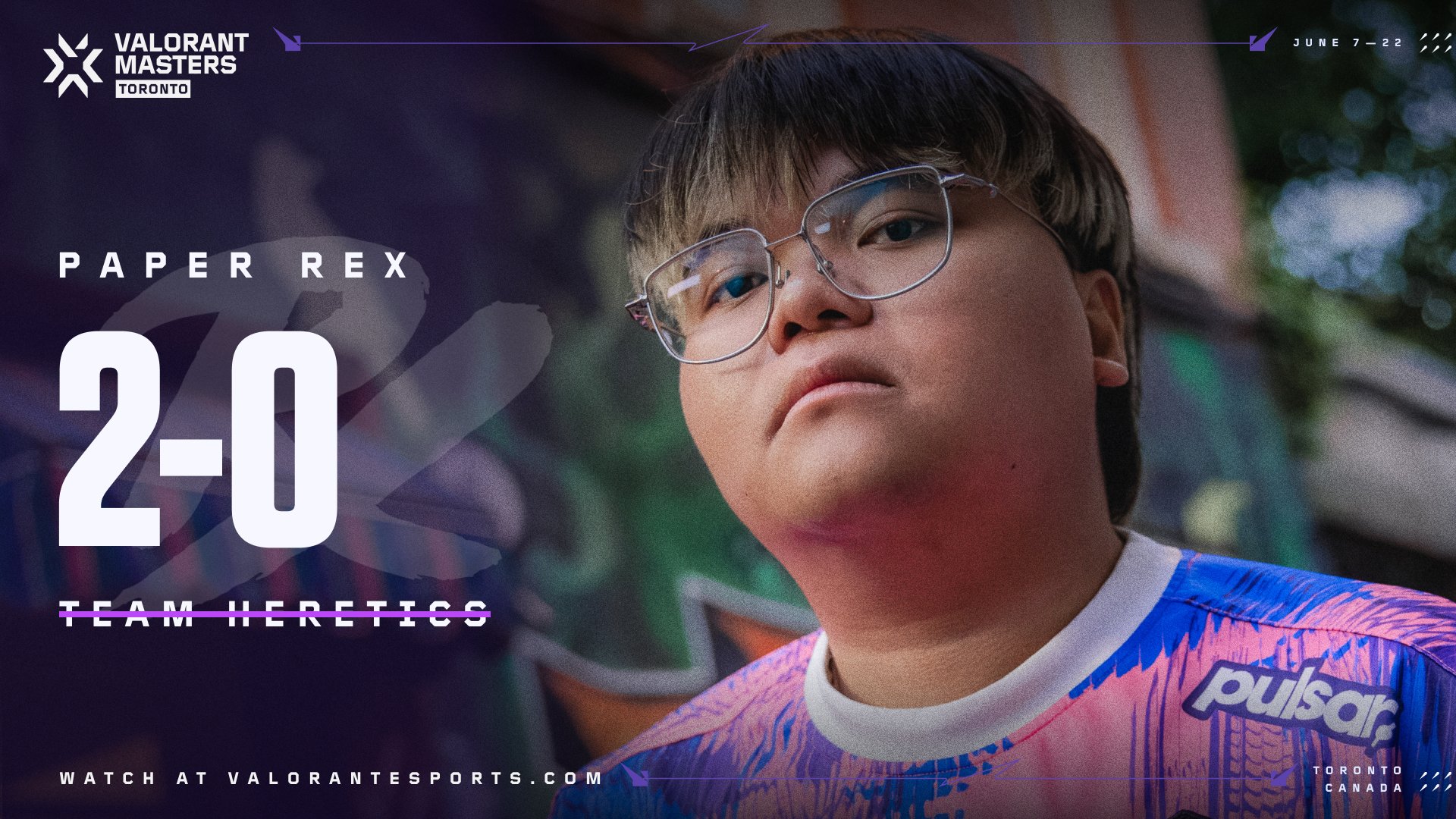 Paper Rex aplasta a Team Heretics en el inicio del VCT Masters Toronto ...