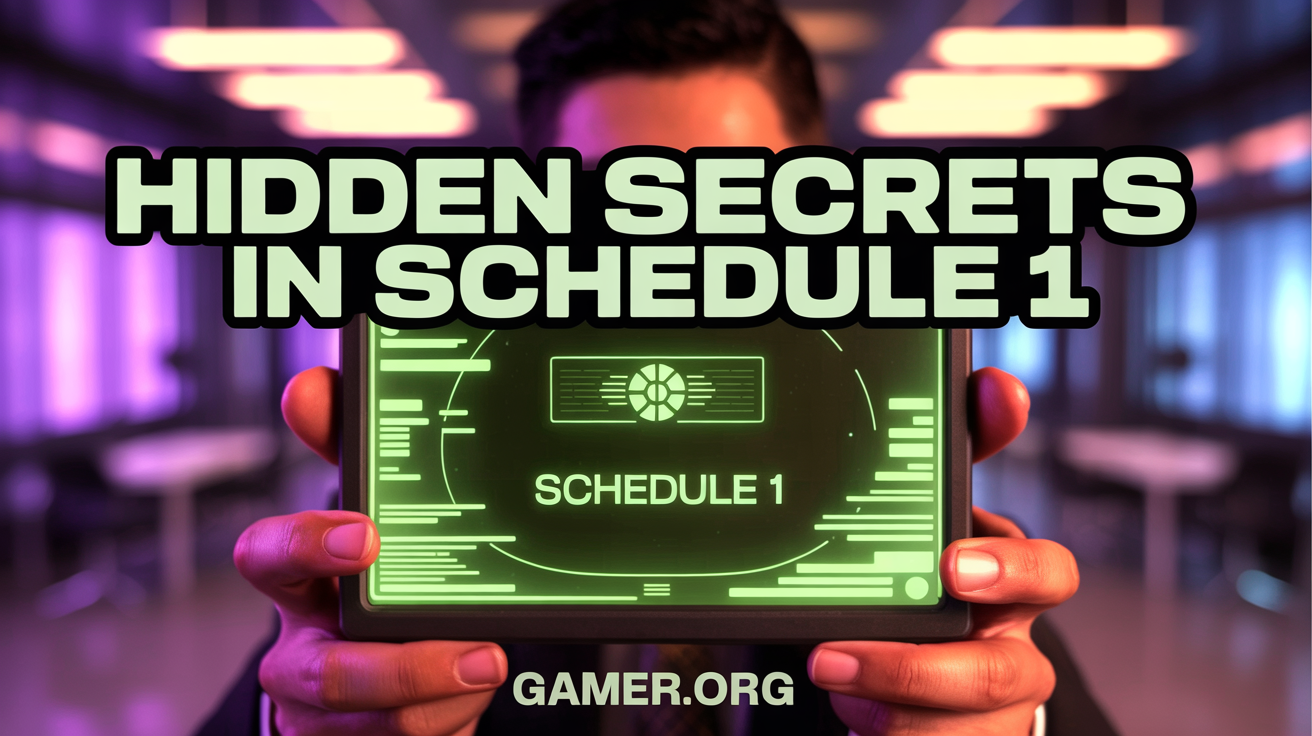 Hidden Secrets in Schedule 1 You Were Never Meant to Find