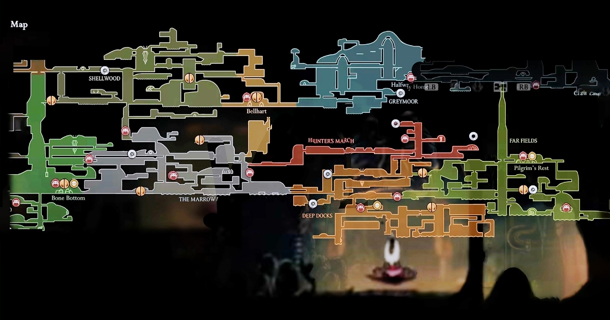 Hollow Knight: Silksong Map Guide: Where to Find & How to Unlock - gamer.org